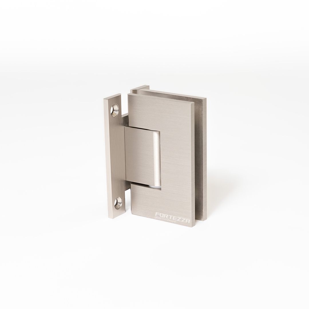 Wall-to-Glass "H" Back Plate Adjustable Heavy Duty Hinge - Jarhardware